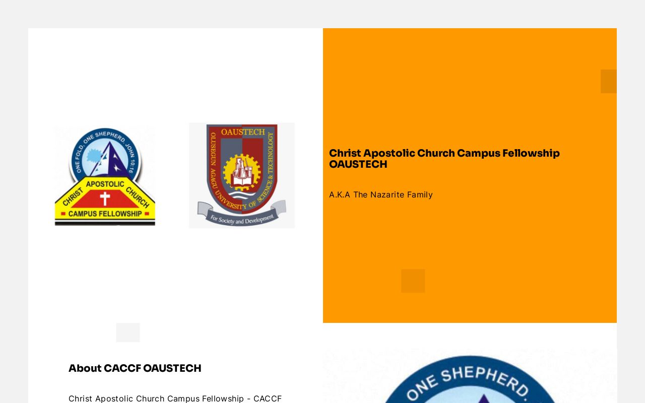 The official website of CACCF OAUSTECH